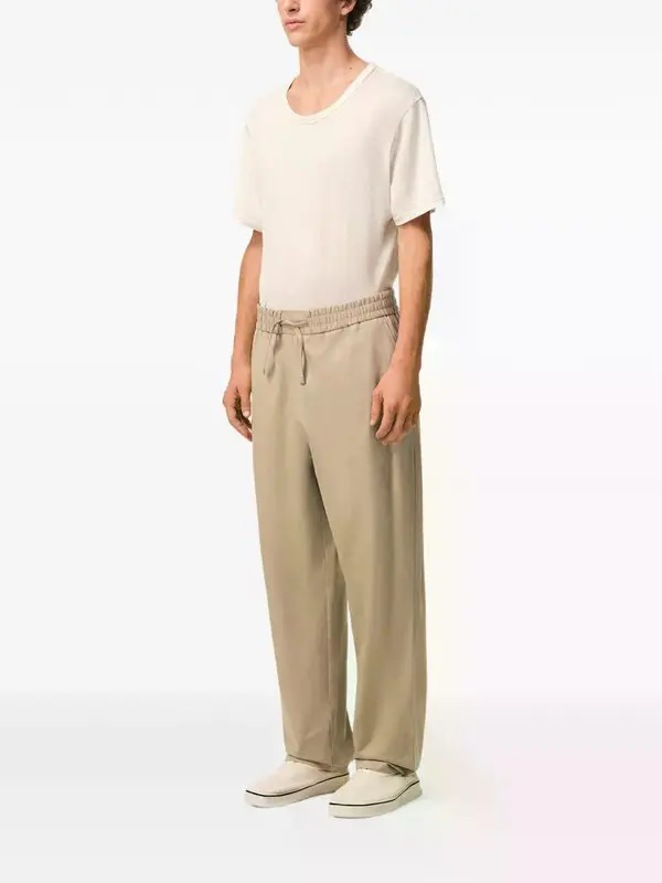 AMI Paris Straight Leg Elasticated Waist Trousers