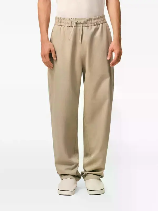 AMI Paris Straight Leg Elasticated Waist Trousers