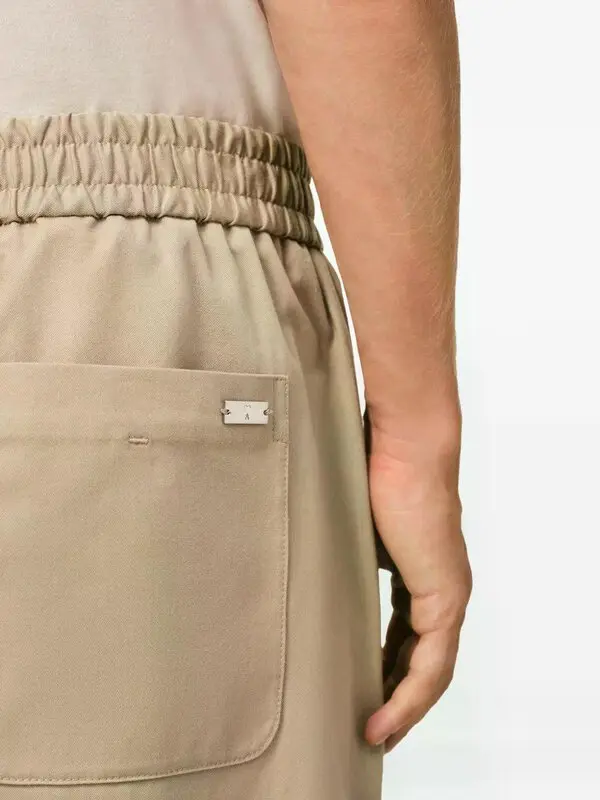 AMI Paris Straight Leg Elasticated Waist Trousers