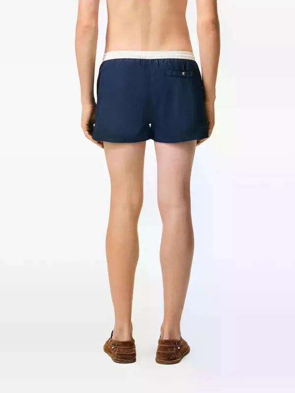AMI Paris Drawstring Swim Shorts - Blue