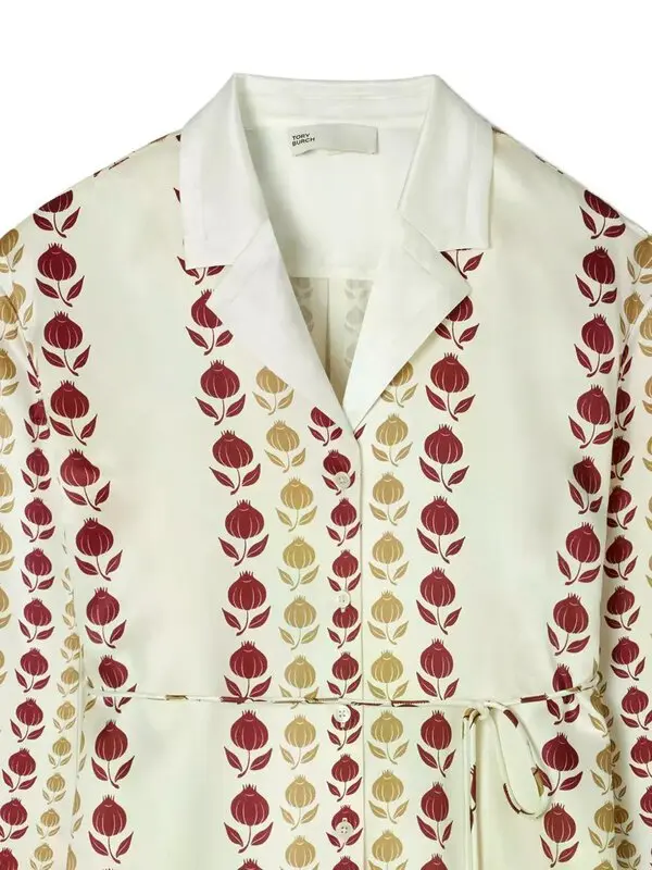 Tory Burch Printed Silk Shirt