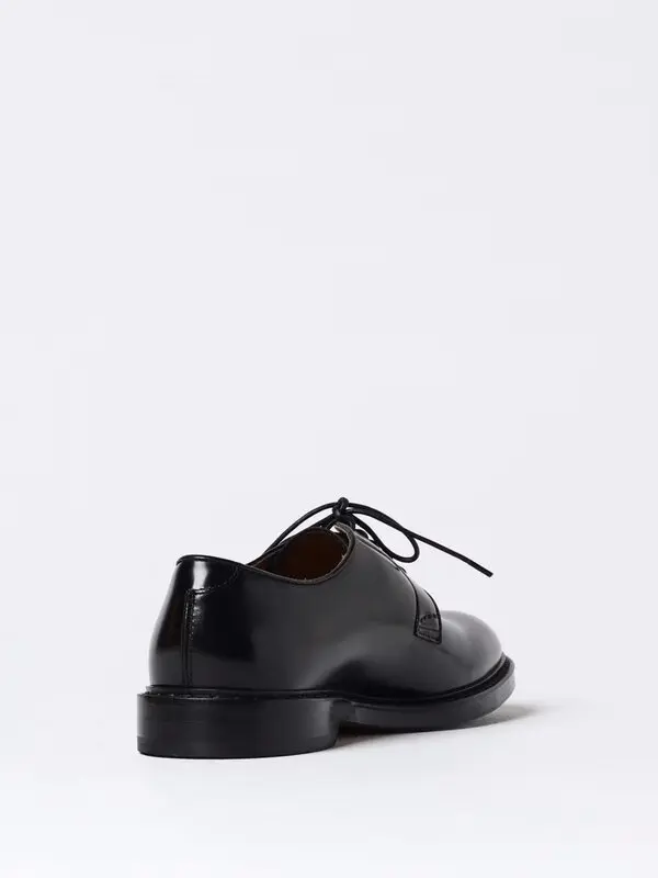 DOUCAL'S Brushed Leather Derby Shoes - Ebony