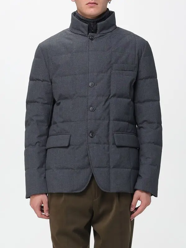 FAY Quilted Jacket - Grey