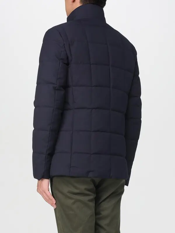 FAY Quilted Jacket - Navy