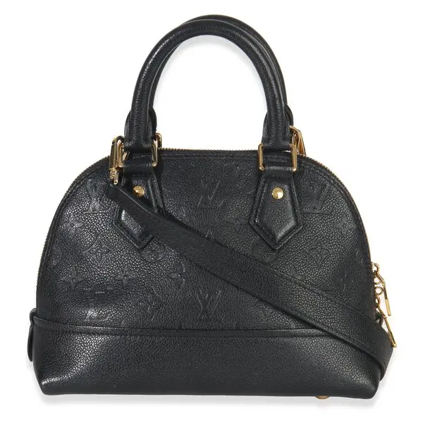 LOUIS VUITTON Monogram Empreinte Neo Alma Bb - Black