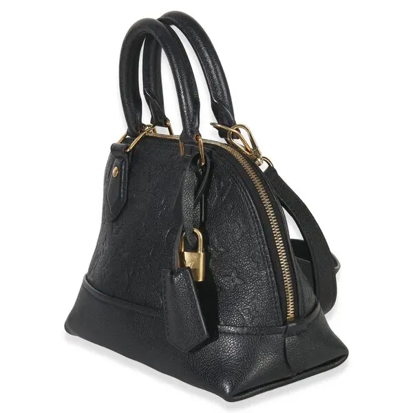 LOUIS VUITTON Monogram Empreinte Neo Alma Bb - Black