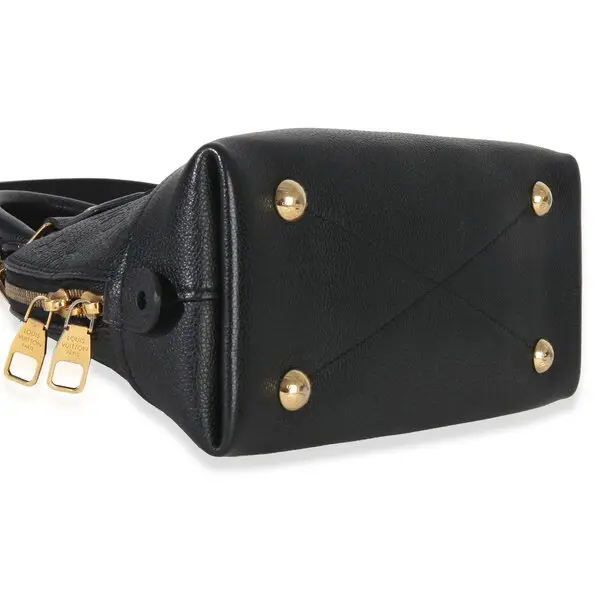 LOUIS VUITTON Monogram Empreinte Neo Alma Bb - Black