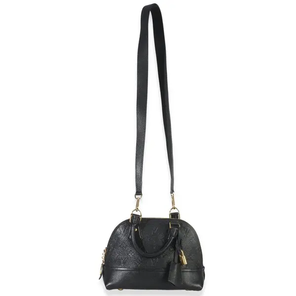 LOUIS VUITTON Monogram Empreinte Neo Alma Bb - Black