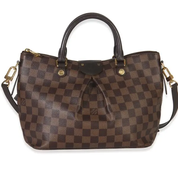 LOUIS VUITTON Damier Ebene Canvas Siena Pm