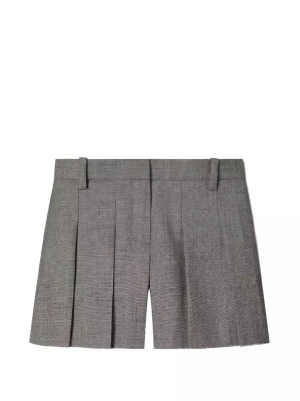Tory Burch Wool Pleated Shorts