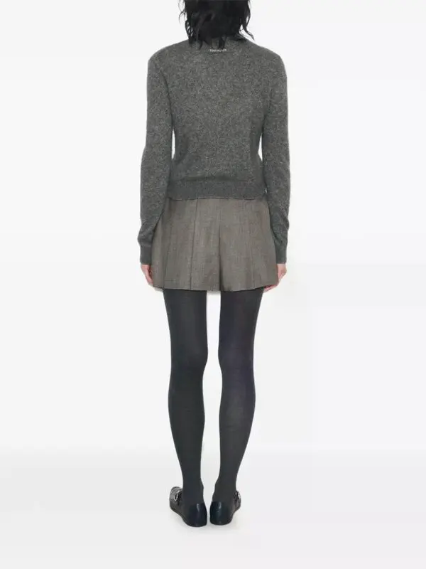 Tory Burch Wool Pleated Shorts