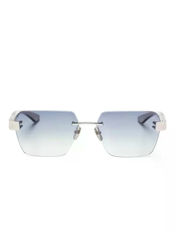 MAYBACH EYEWEAR Magic Rimless Geometric Sunglasses - Silver