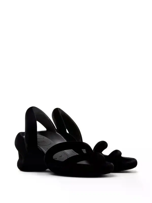 Camper Kobarah Heeled Sandals - Black