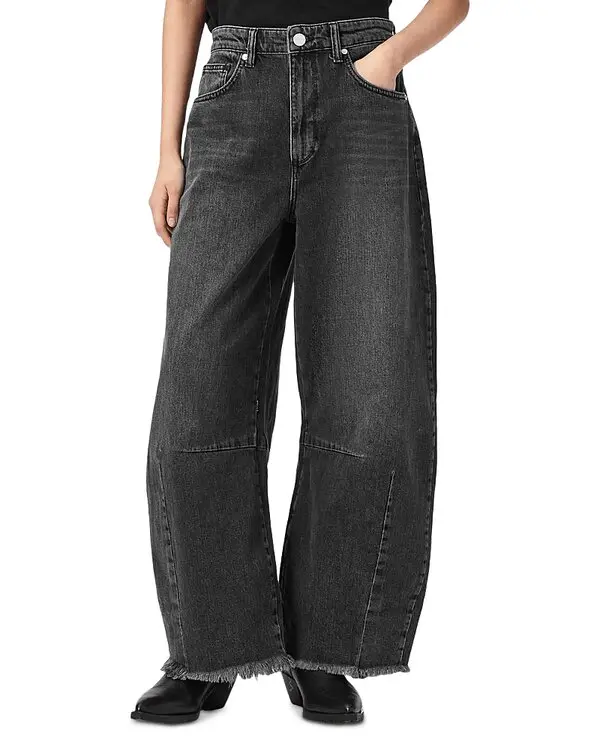 ALLSAINTS High-rise Barrel Leg Cropped Jeans