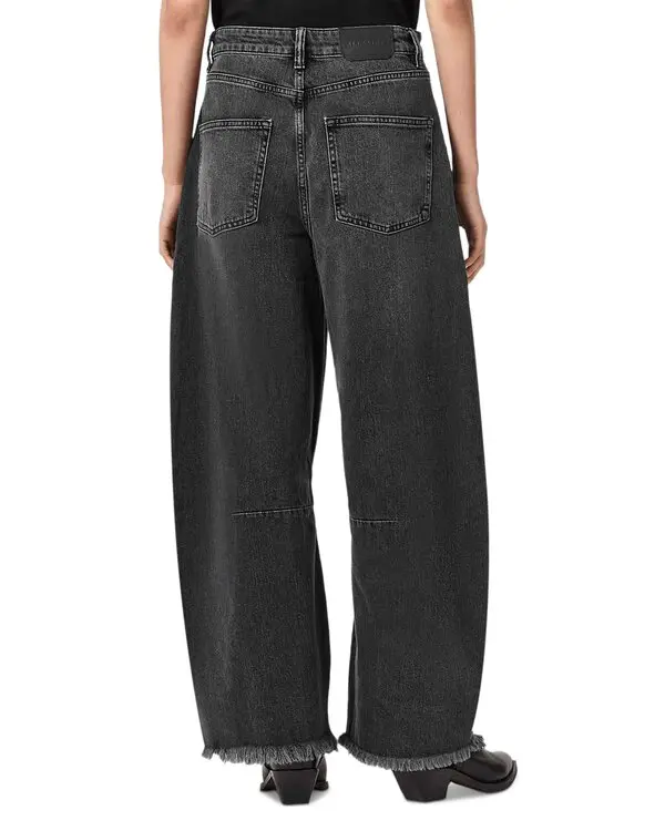 ALLSAINTS High-rise Barrel Leg Cropped Jeans