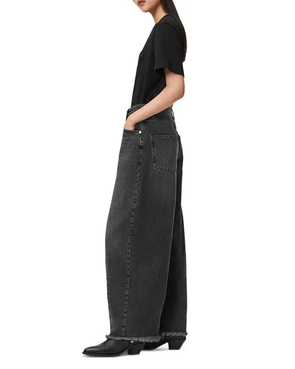 ALLSAINTS High-rise Barrel Leg Cropped Jeans