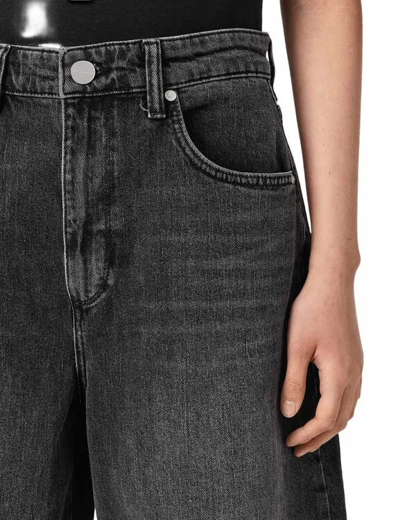ALLSAINTS High-rise Barrel Leg Cropped Jeans