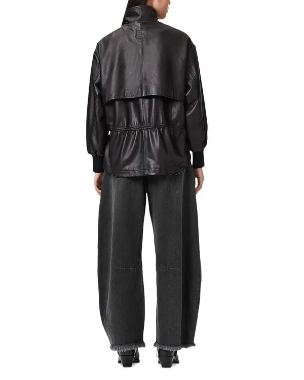 ALLSAINTS High-rise Barrel Leg Cropped Jeans