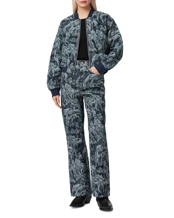 ALLSAINTS Kaytra Denim Bomber Jacket