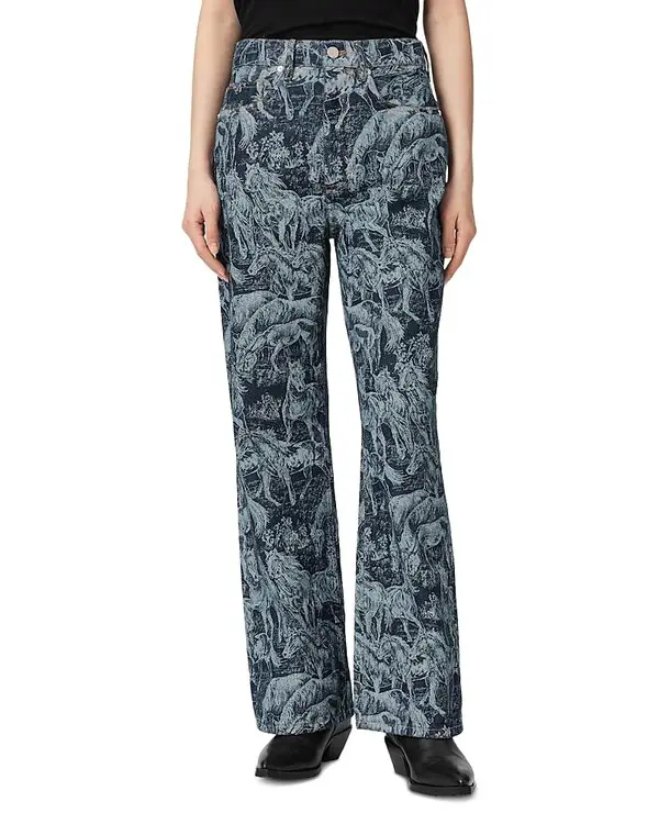 ALLSAINTS Blake High Rise Wide Leg Jeans