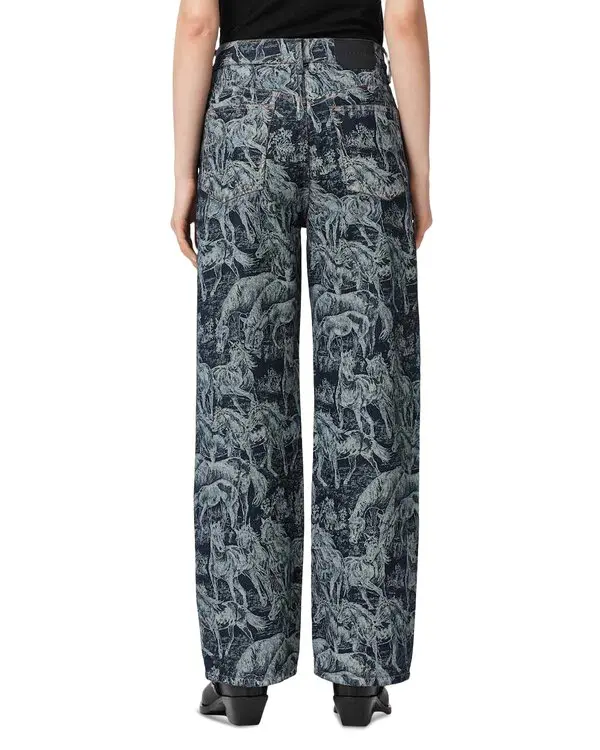 ALLSAINTS Blake High Rise Wide Leg Jeans
