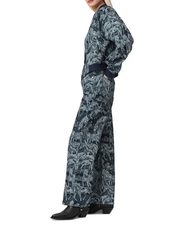 ALLSAINTS Blake High Rise Wide Leg Jeans