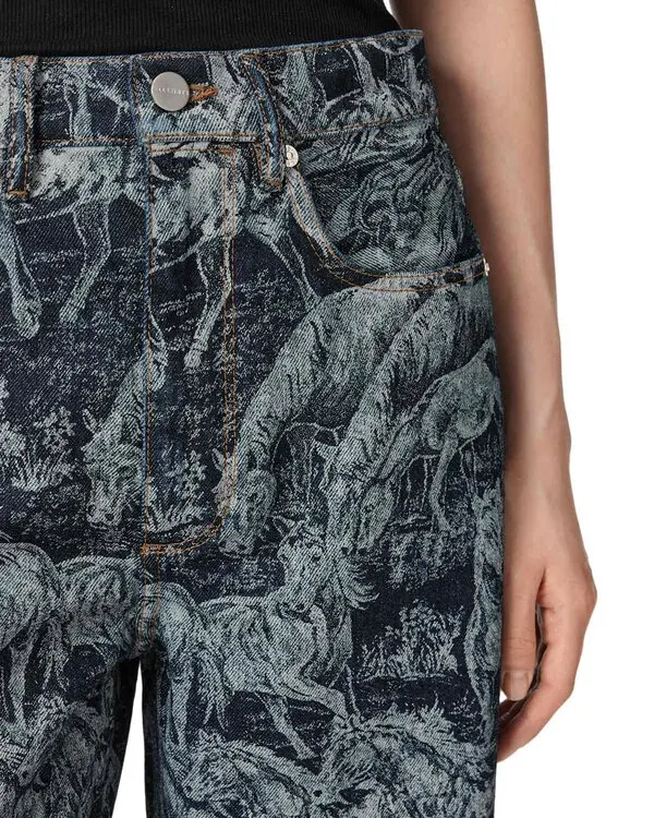 ALLSAINTS Blake High Rise Wide Leg Jeans