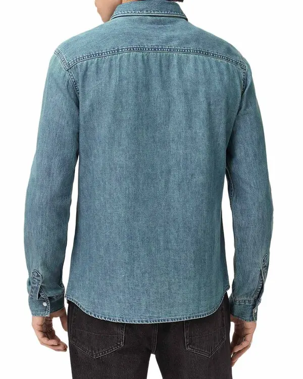 ALLSAINTS Gleason Denim Shirt - Light Indigo