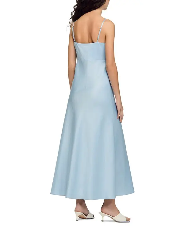 Sandro Cinderella Satin Effect Maxi Dress
