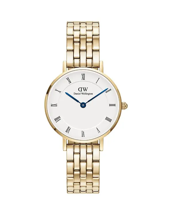 DANIEL WELLINGTON Petite 5-link Watch, 28mm - Gold