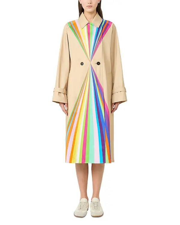 Max Mara Wkspalanca Multicolor Coat - Multicolour