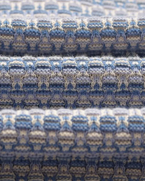 WAX LONDON Naples Stripe Polo Shirt - Light Blue