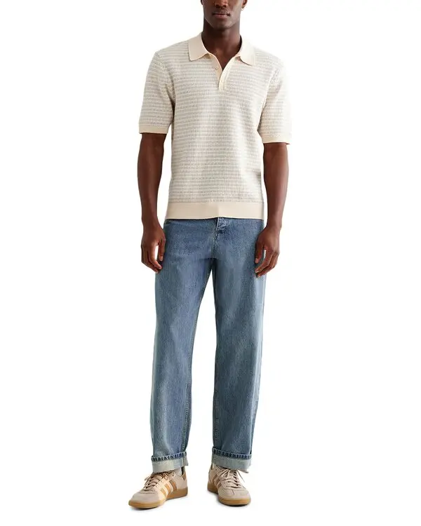 WAX LONDON Naples Stripe Polo Shirt