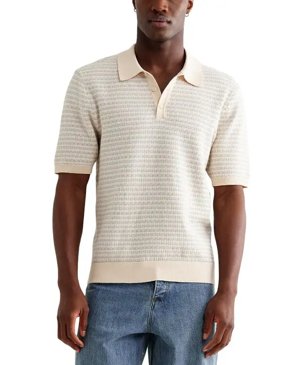 WAX LONDON Naples Stripe Polo Shirt