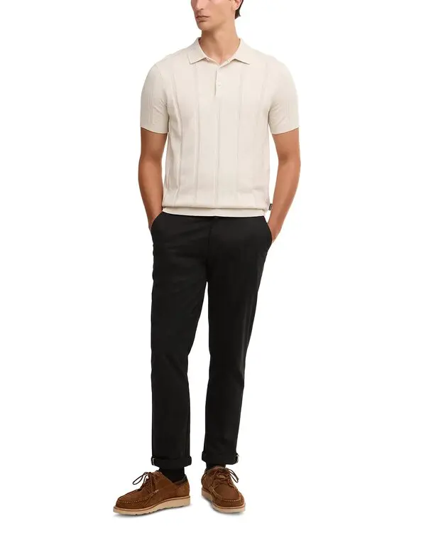Barbour Wellburn Stripe Polo Shirt - Oatmeal