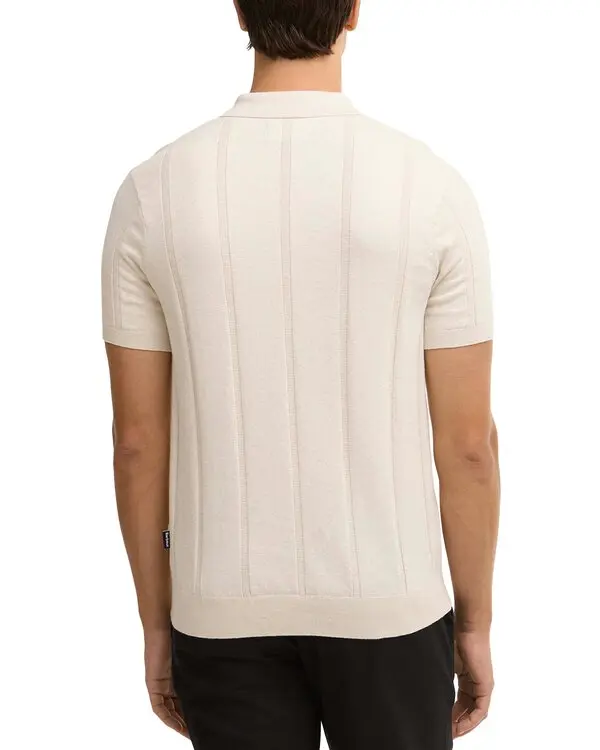 Barbour Wellburn Stripe Polo Shirt - Oatmeal