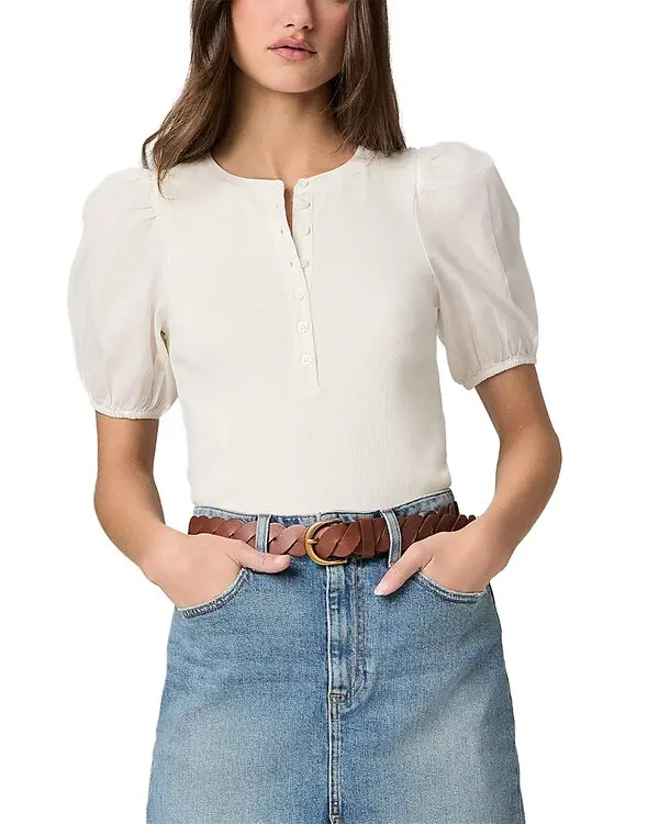 Paige Brandy Top - White
