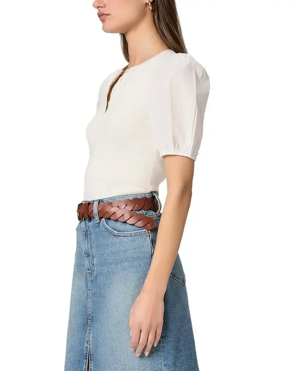 Paige Brandy Top - White