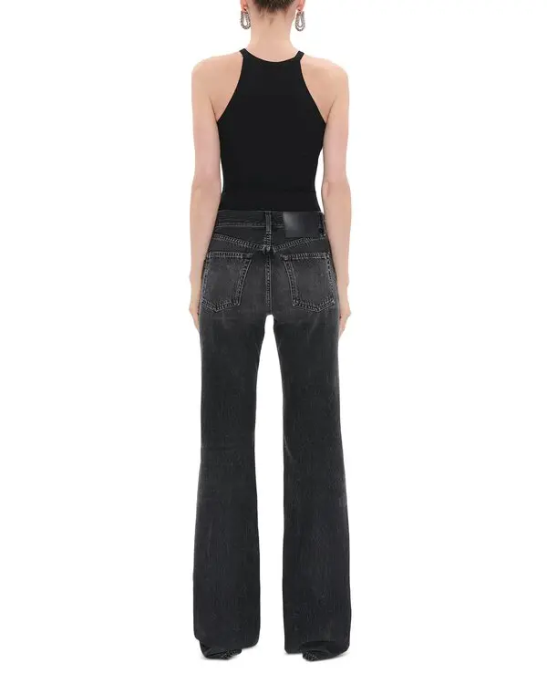 HAIKURE Flora Mid-rise Flare Leg Jeans