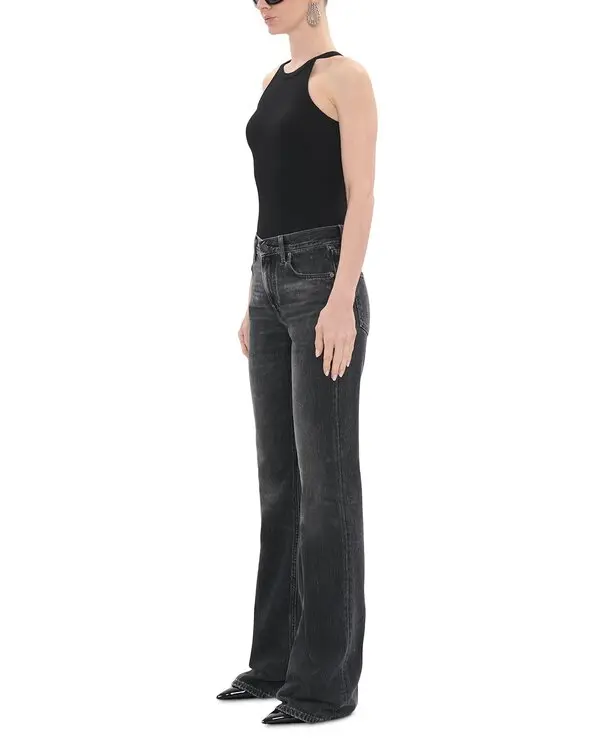 HAIKURE Flora Mid-rise Flare Leg Jeans