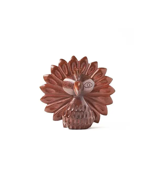 MATR BOOMIE Peacock Glasses Holder Stand - Brown