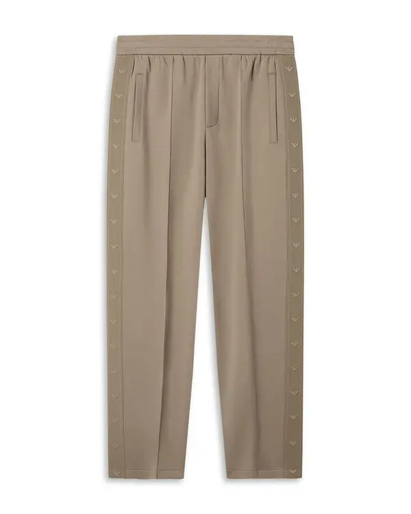 Emporio Armani Double Jersey Eagle Logo Trousers - Driftwood