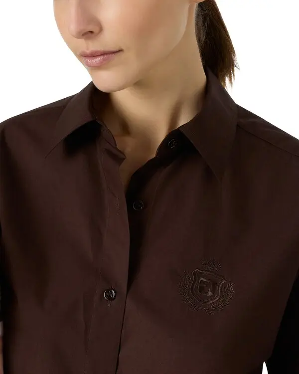 Gerard Darel Chrina Embroidered Shirt - Brown