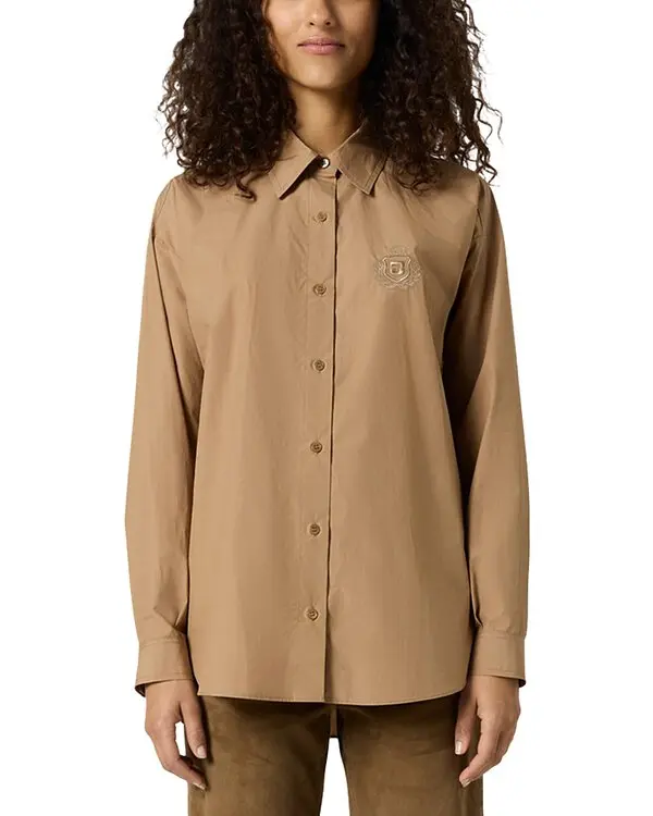 Gerard Darel Chrina Embroidered Shirt - Caramel