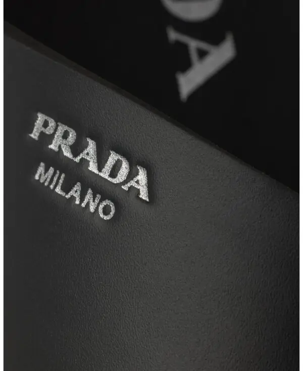 Prada Crisscross Slides - Black