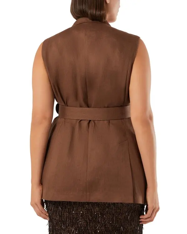 Marina Rinaldi Mrnorli Sleeveless Blazer