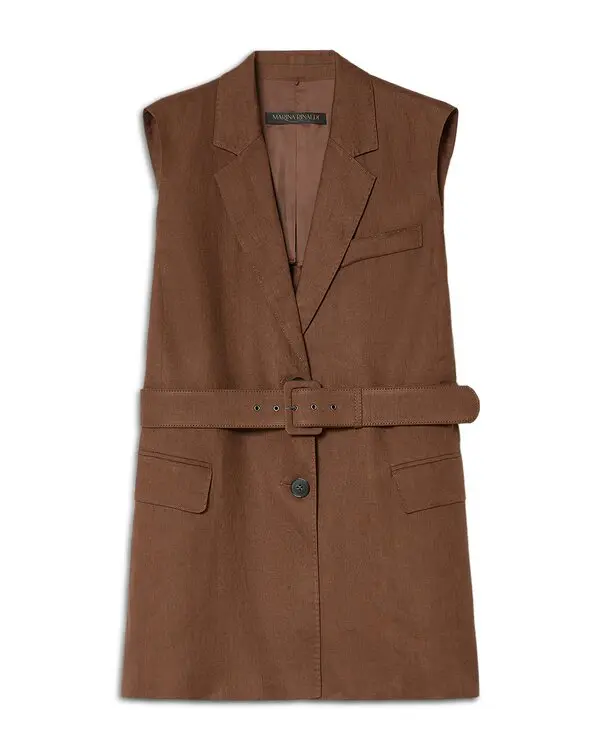 Marina Rinaldi Mrnorli Sleeveless Blazer