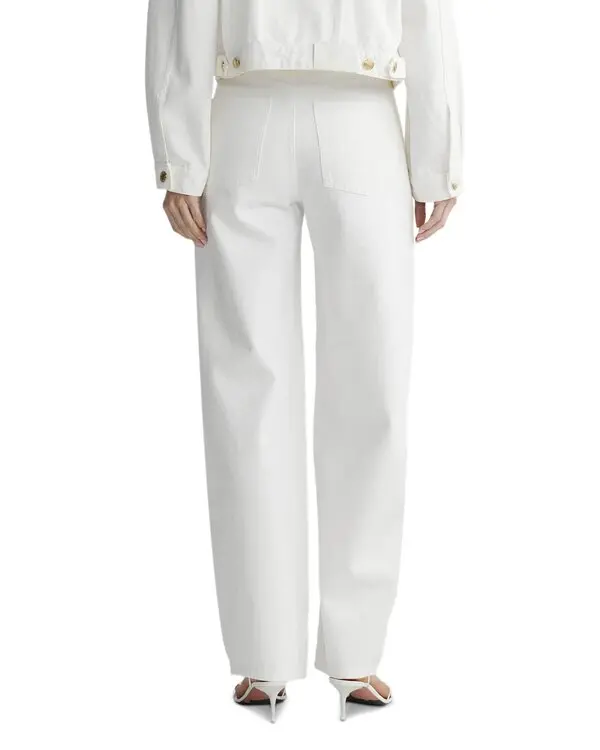 DL1961 Miro High Rise Barrel Jeans - White Foundry