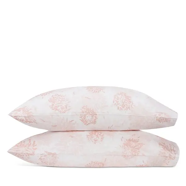 MATOUK Chrysanthemum King Pillowcase, Pair - Blush