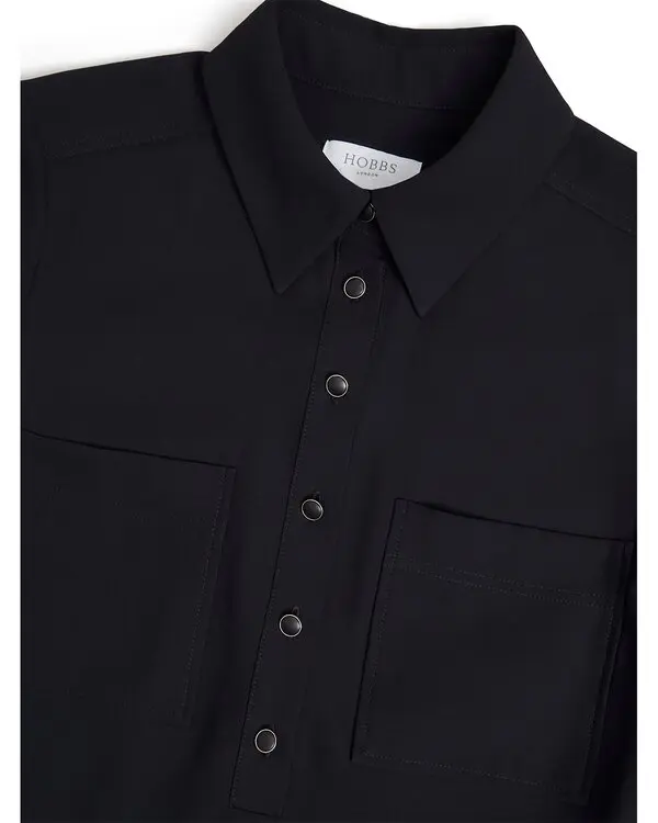 HOBBS LONDON Tina Pleated Hem Dress